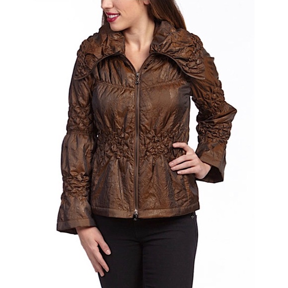 Samuel Dong | Jackets & Coats | Samuel Dong Jacket Nwt Size Small Brown ...